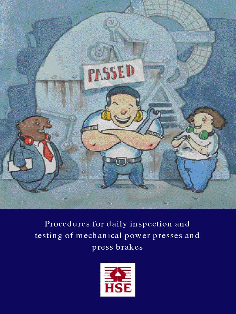 Procedures For Daily Inspection and Testing of Mechanical Power Presses ...