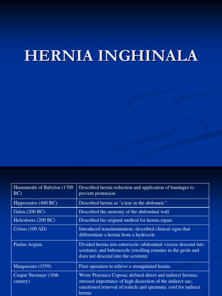 002 Hernia Inghinala | PDF