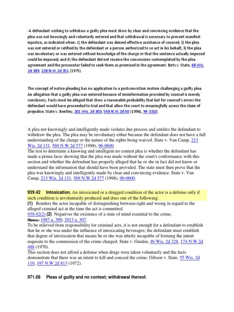 Test #1 | PDF | Plea | Nolo Contendere