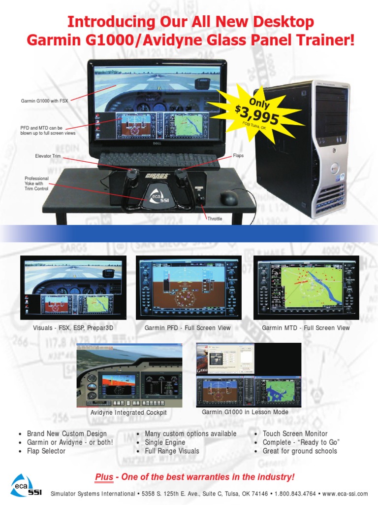 G1000 Trainer Brochure | PDF | Avionics | Systems Engineering