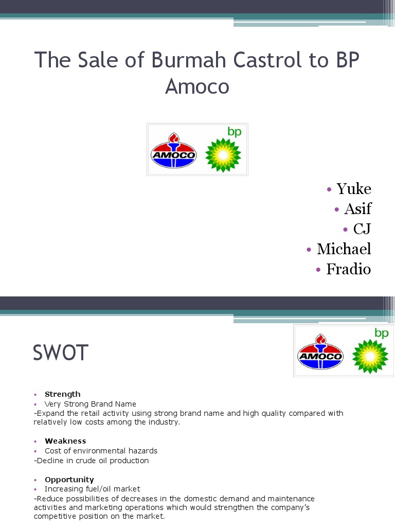 Presentation BP | Bp | Strategic Management