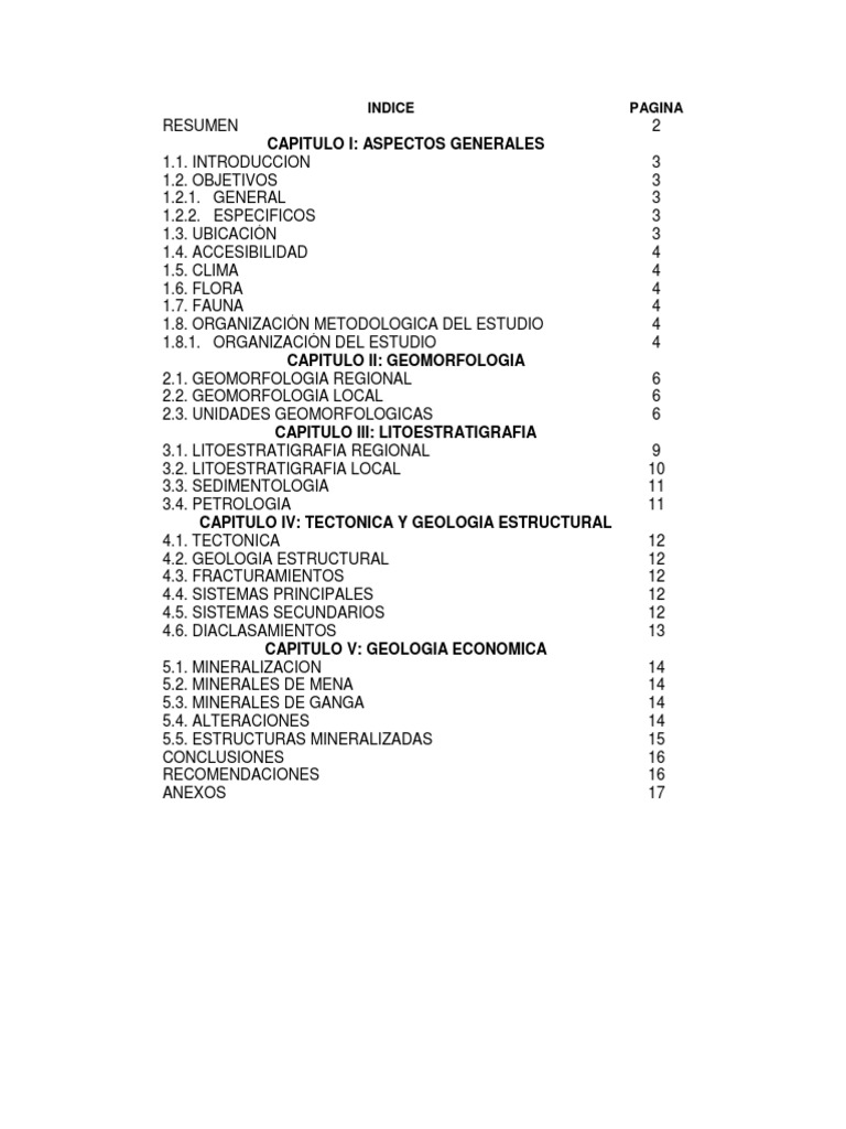 Indice Geo 1 | PDF | Ciencia y matemáticas