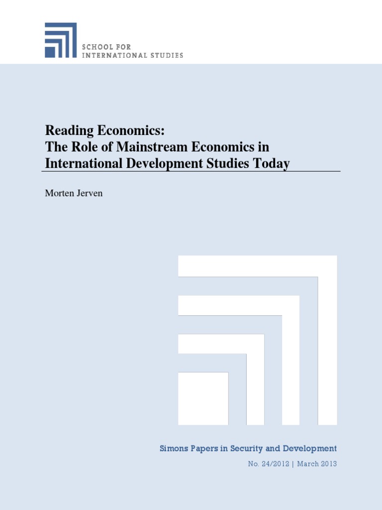 Reading Economics | Download Free PDF | Development Economics ...