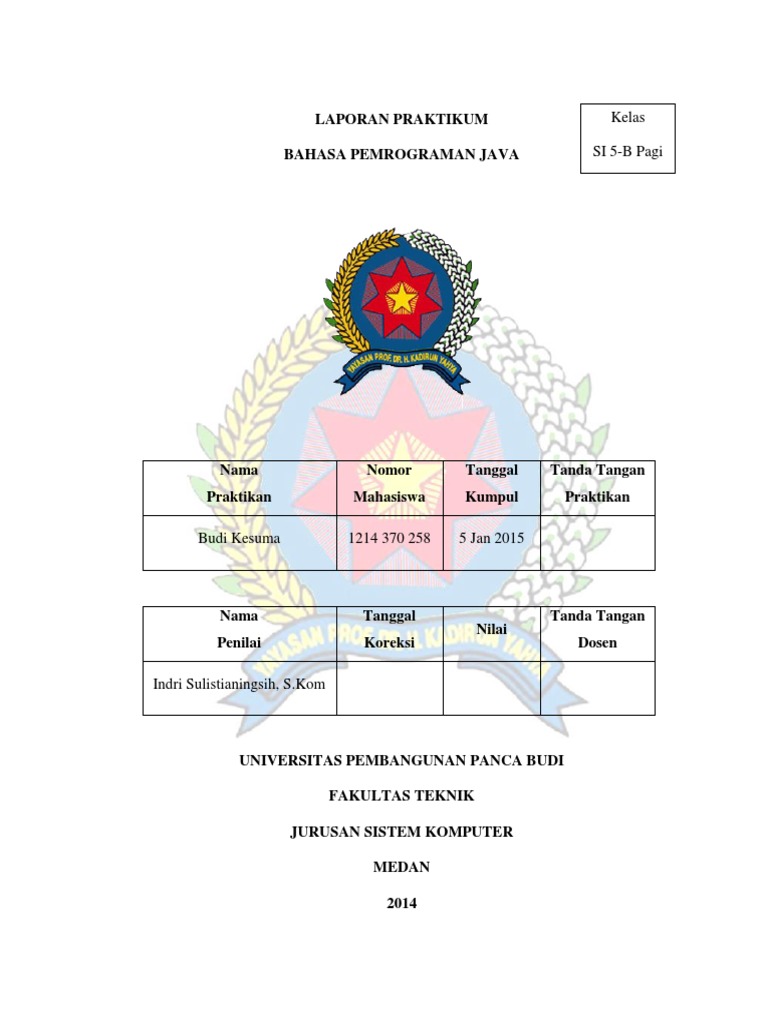 Laporan Praktikum Java | PDF