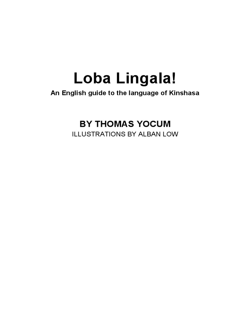 Loba Lingala! | PDF | Grammatical Tense | Verb