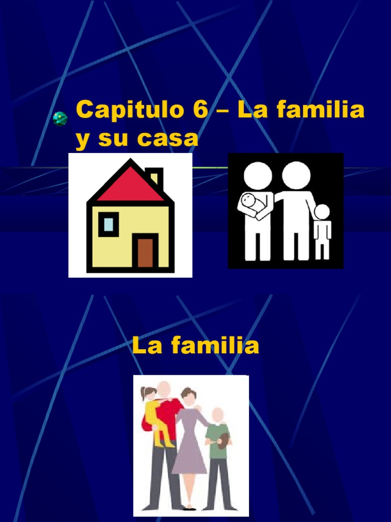 Vocabulario Capitulo 6 - La Familia y Su Casa | PDF