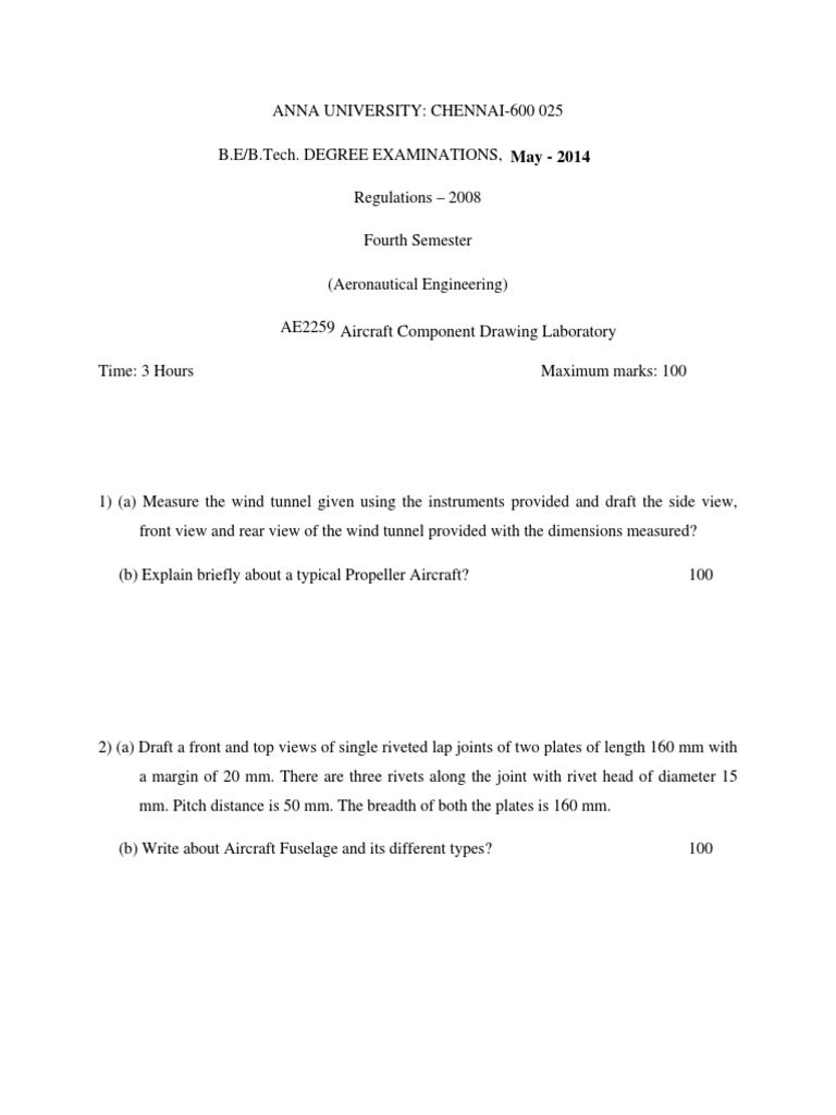Aircraft Component Drawing Laboratory | PDF | Fuselage | Aircraft
