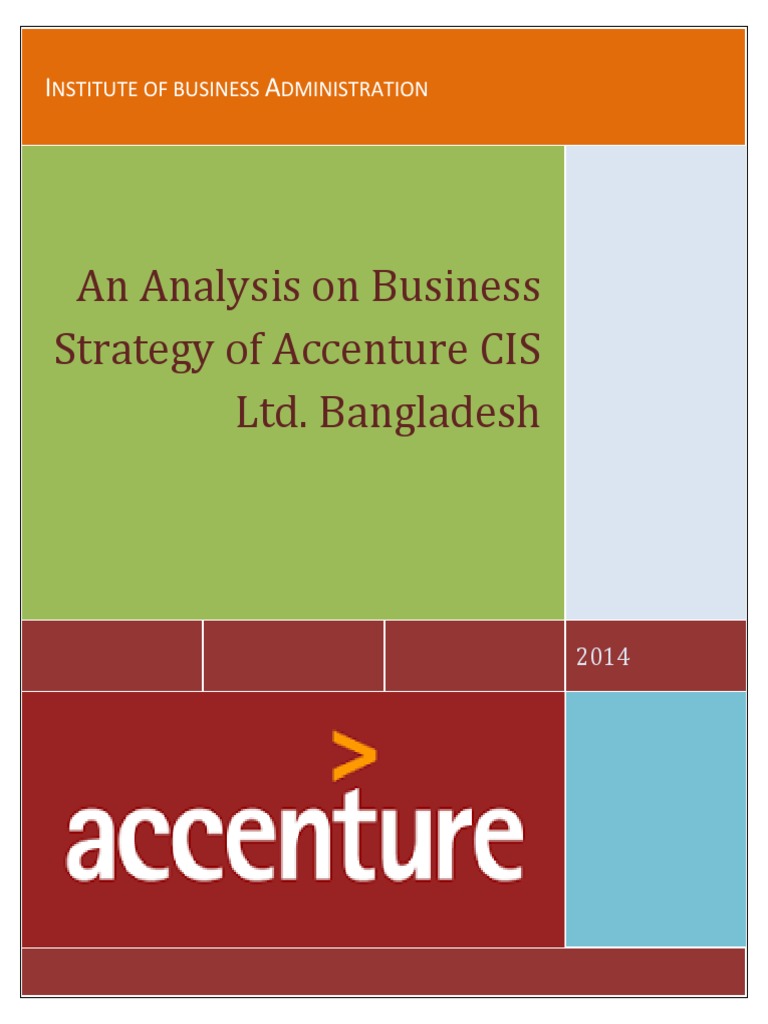 Accenture Bangladesh Business Strategy Analysis | PDF | Strategic ...