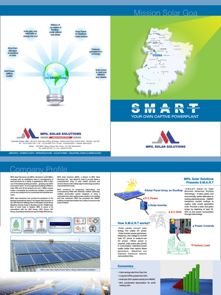 Mission Solar Brochure | PDF | Solar Energy | Solar Power