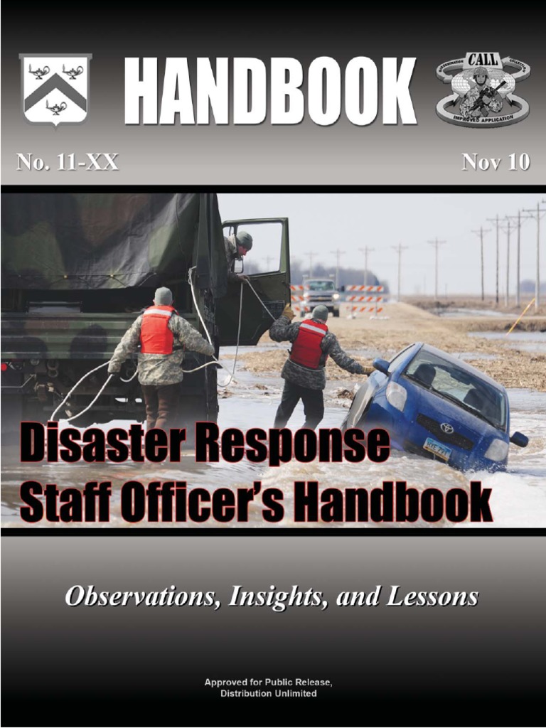 Disaster Response Staff Officers Handbook (Nov 10) 8 | PDF | Emergency ...