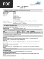 MSDS Mu-202 | PDF | Dust | Cement