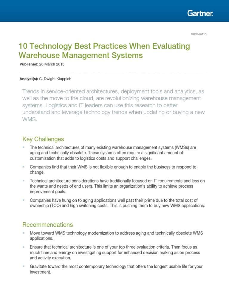 10 Technology Best Practices | PDF | Software As A Service | Cloud ...