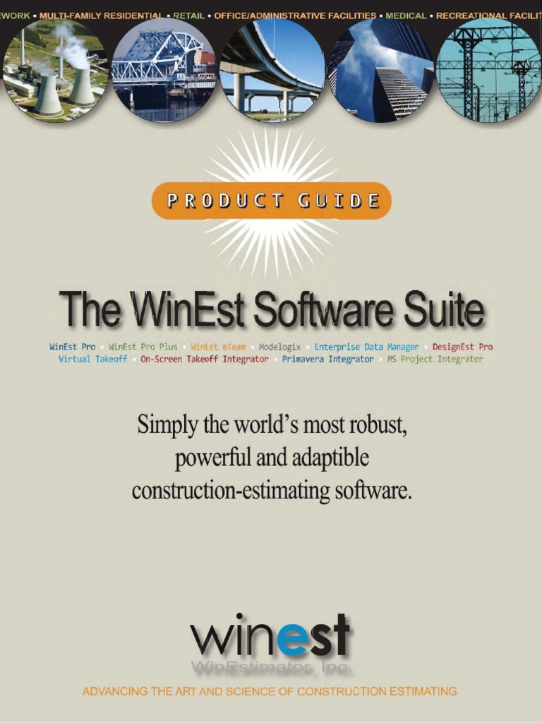 WinEst Product Guide 2012 | PDF | Autodesk Revit | Application Software