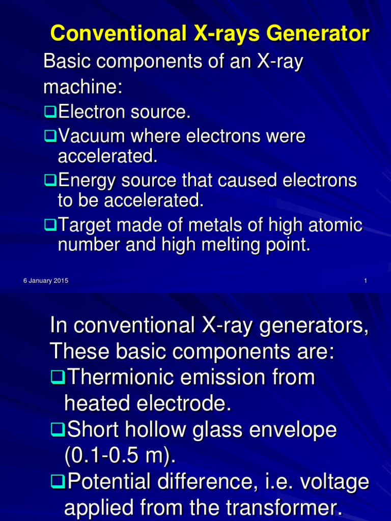 X-Ray Generator Basics | PDF | Transformer | Rectifier