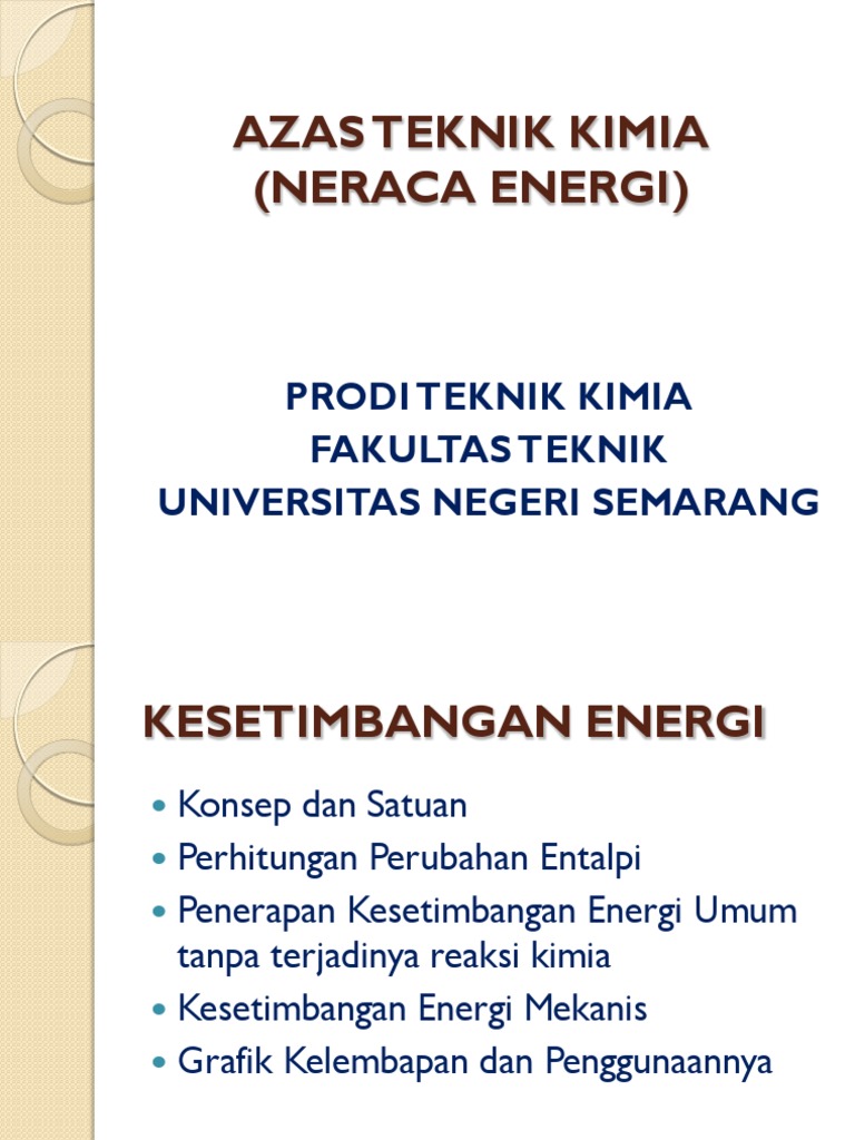 Azas Teknik Kimia PDF | PDF