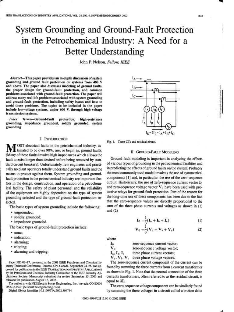 Protection On System Grounding and Ungrounding | PDF