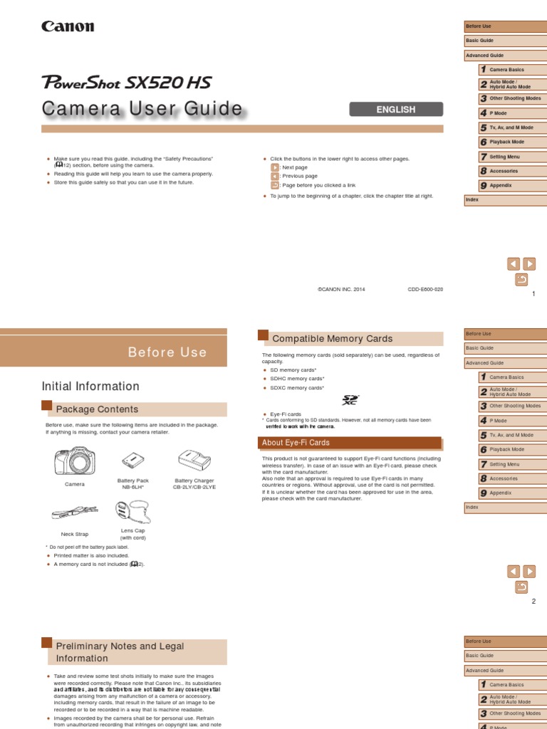 Camera User Guide: English | PDF | Exposure (Photography) | Autofocus