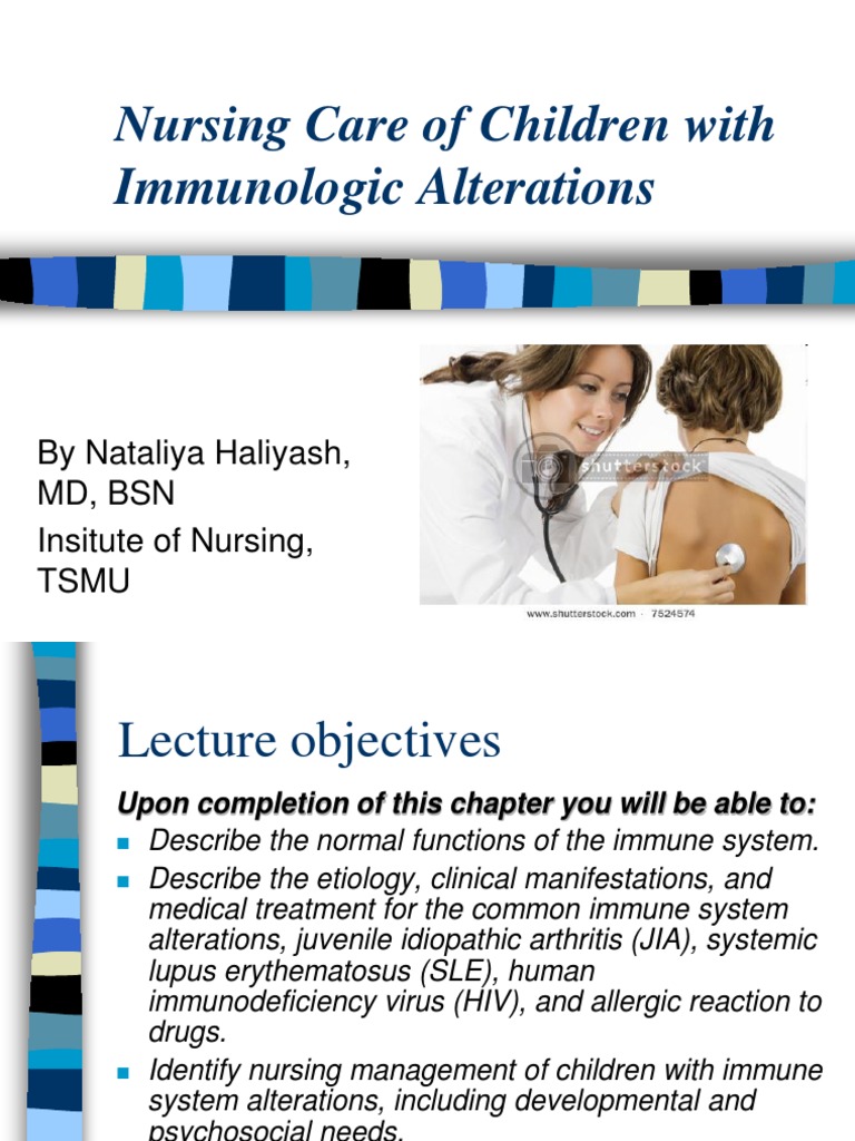 Nursing Care for Children's Immunology | PDF | Systemic Lupus ...