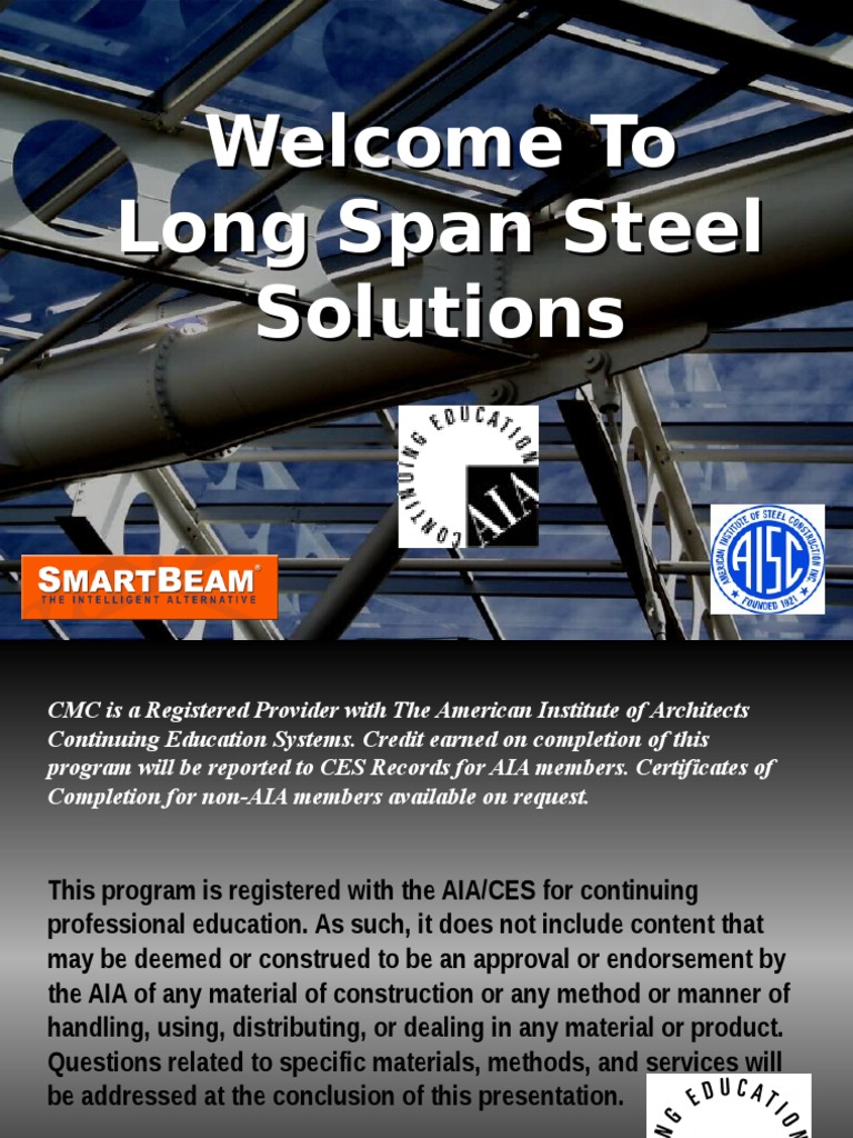 Castellated Beam Long - Span - Solutions | PDF | Steel | Framing ...