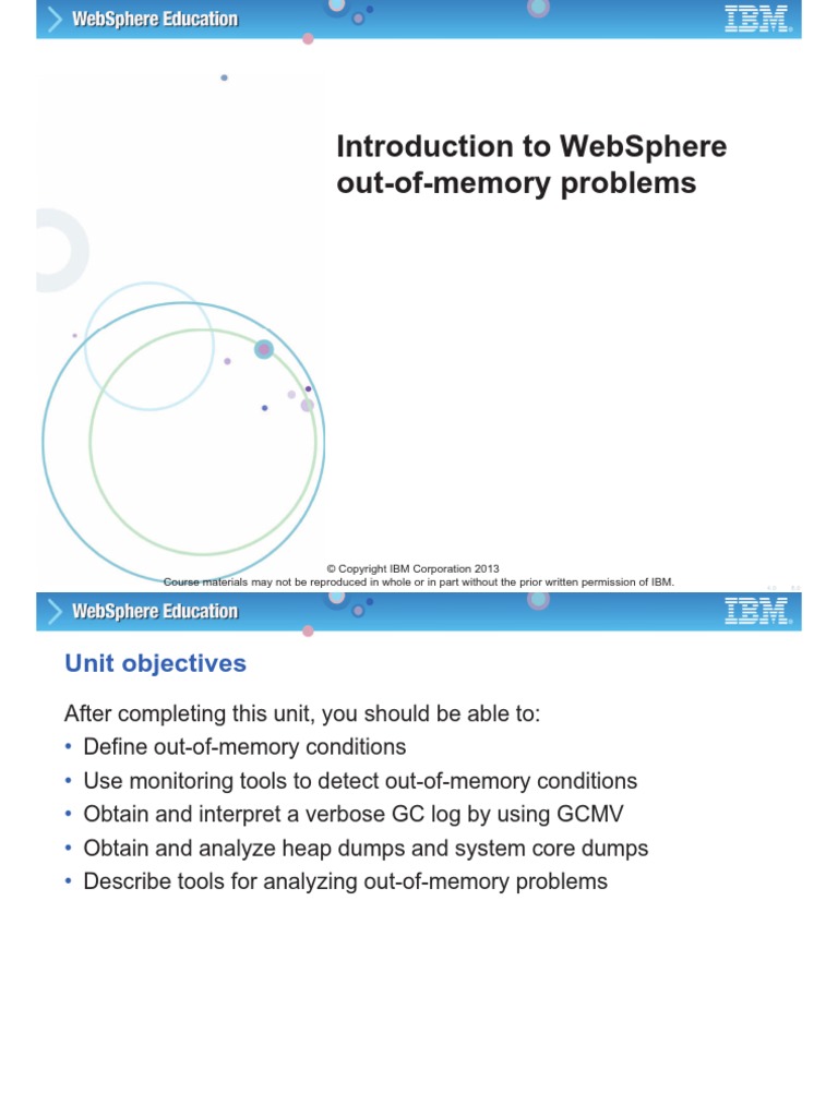 Wa5912g08 Outofmemory Pdf Java Virtual Machine Java Programming Language