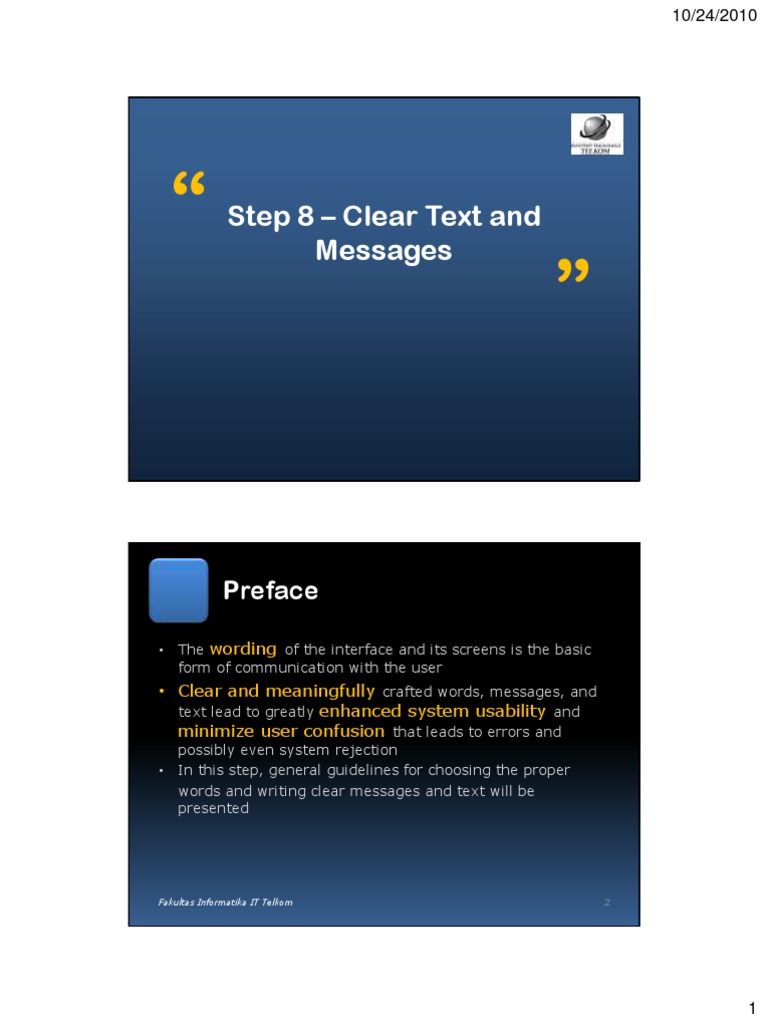10 Clear Text And Messages Typefaces Paragraph