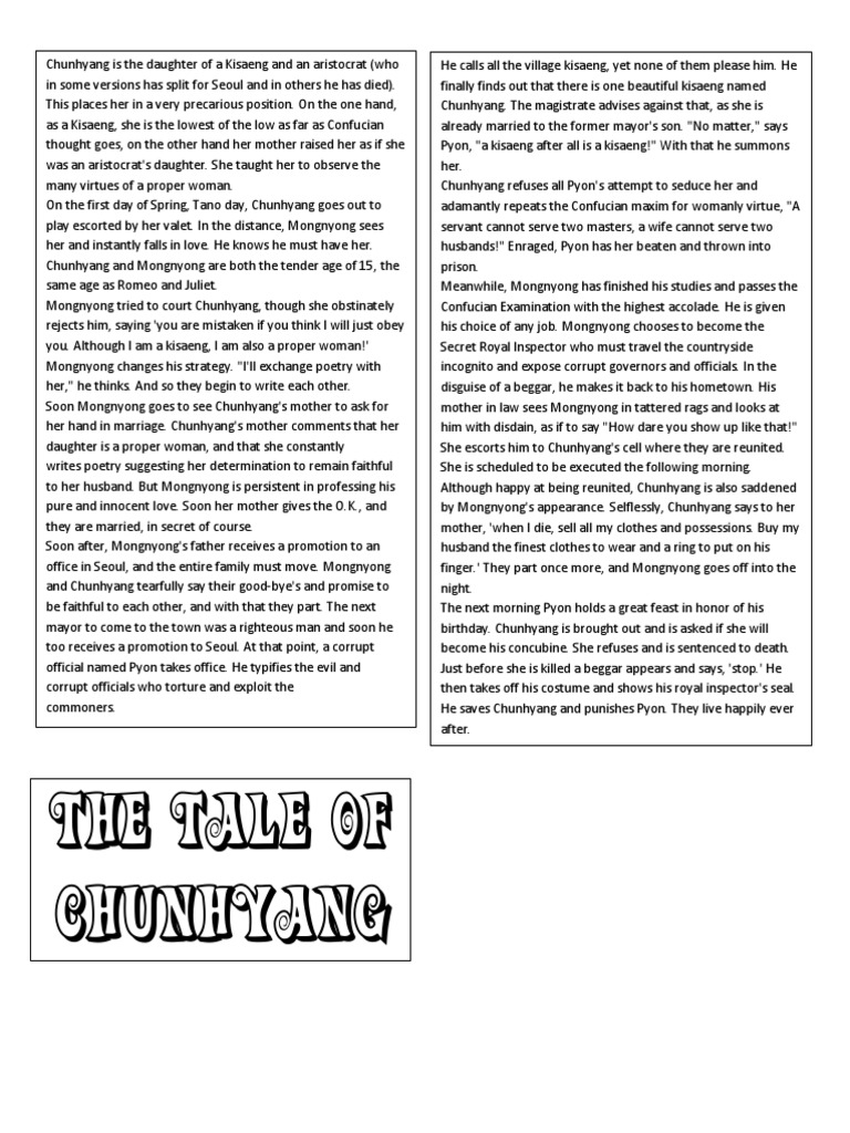 The Tale of Chunhyang