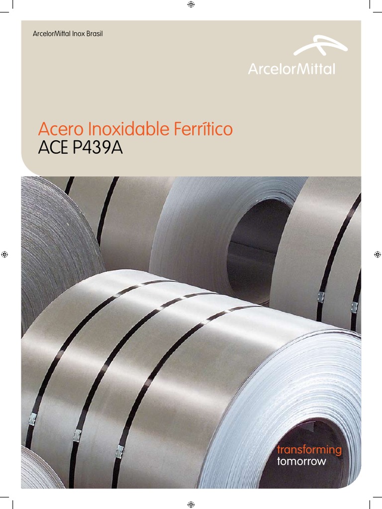 Ace P439a Acero Inoxidable Ferrítico Pdf Acero Inoxidable Soldadura