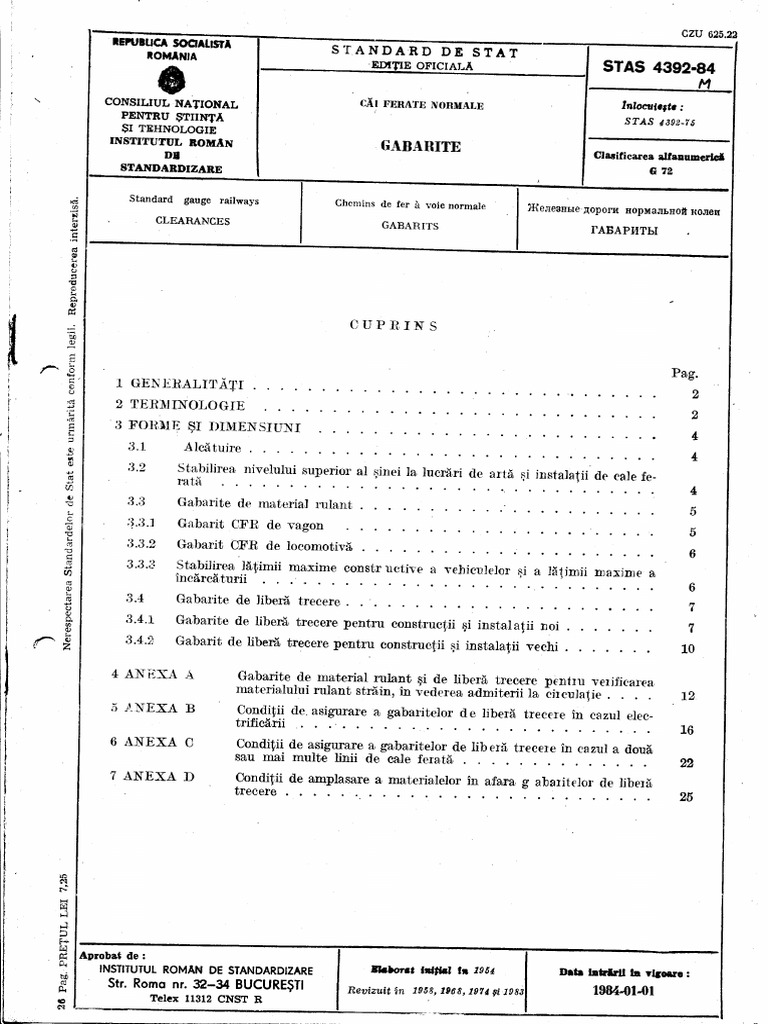 Stas 4392-84 Gabarite CF | PDF