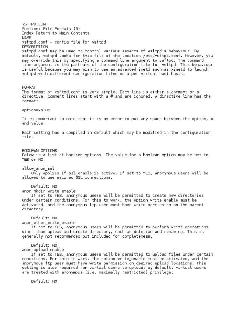 VSFTPD | Download Free PDF | File Transfer Protocol | Transport Layer Security