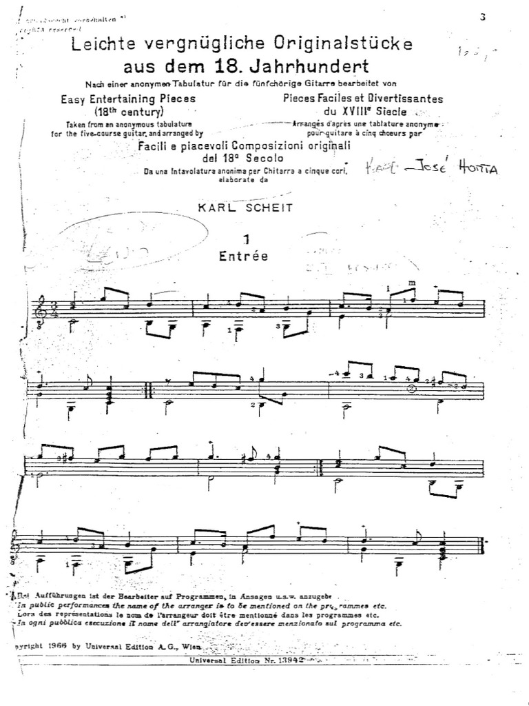 Easy Entertaining Pieces Karl Scheit | PDF