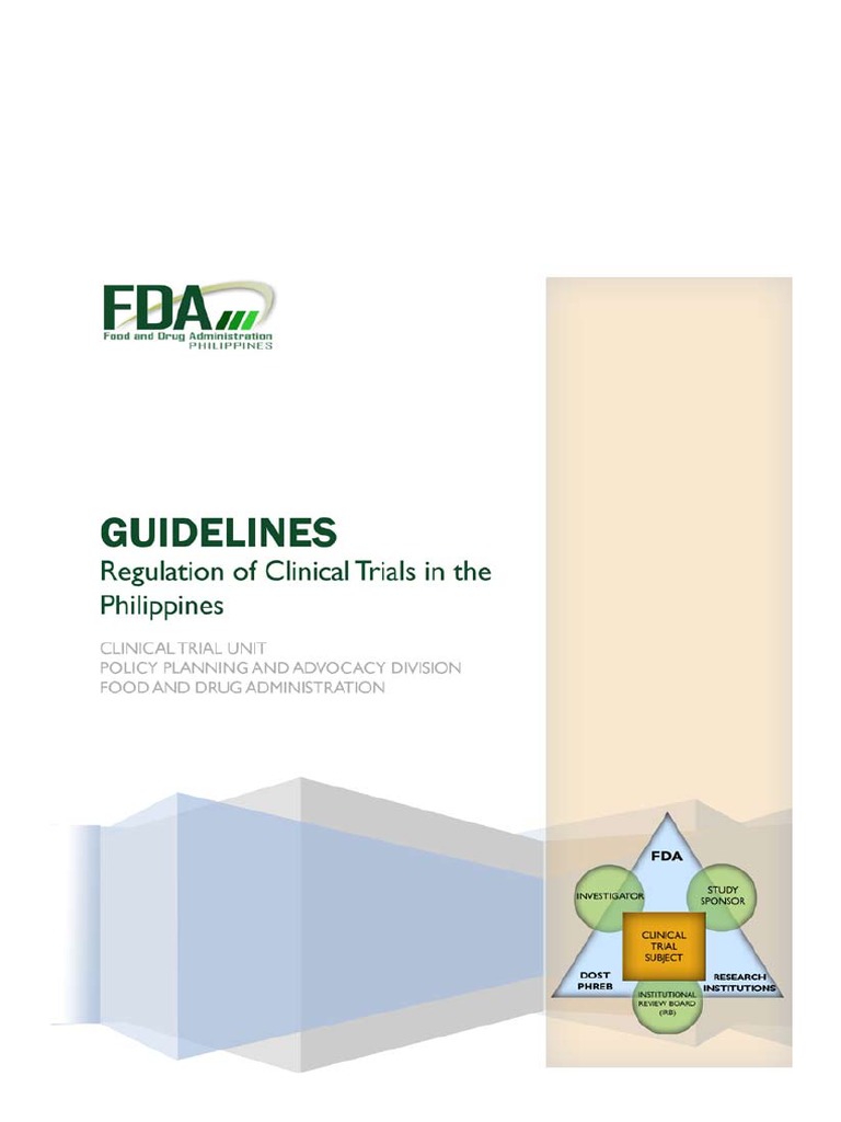 Guidelines On The Regulation of Clinical Trials in The Philippines ...