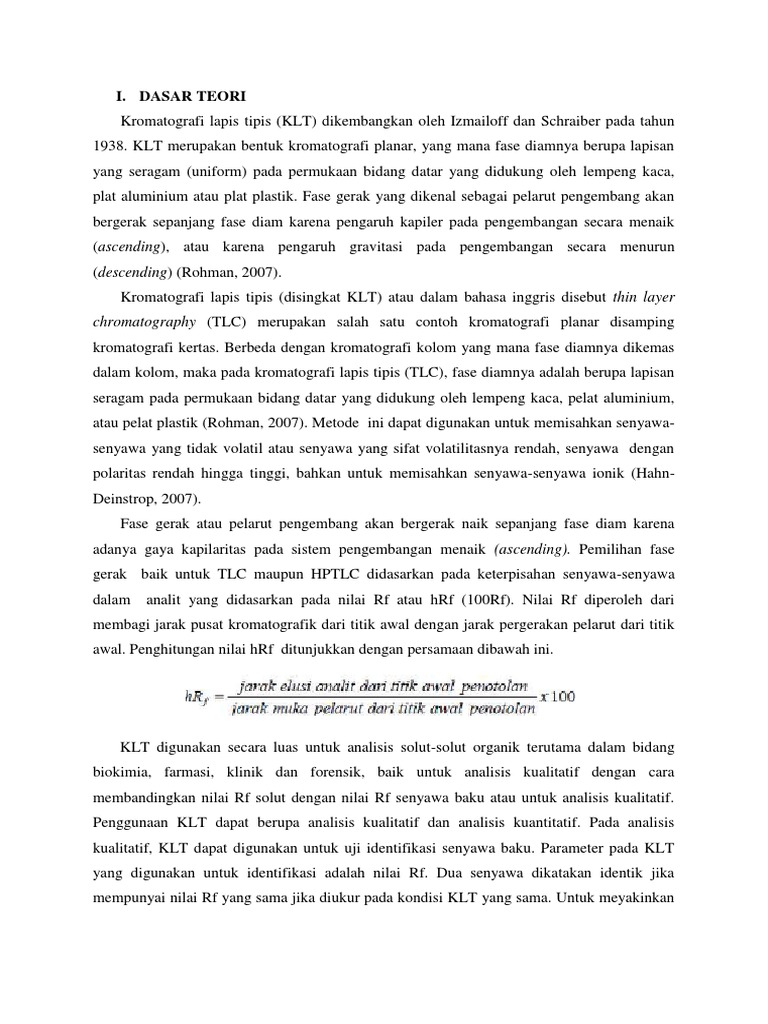 DASAR TEORI TLC Scanner | PDF