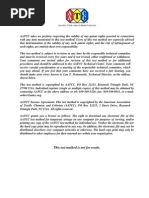 Settle AIr Plate Technique | PDF | Agar | Environmental Monitoring