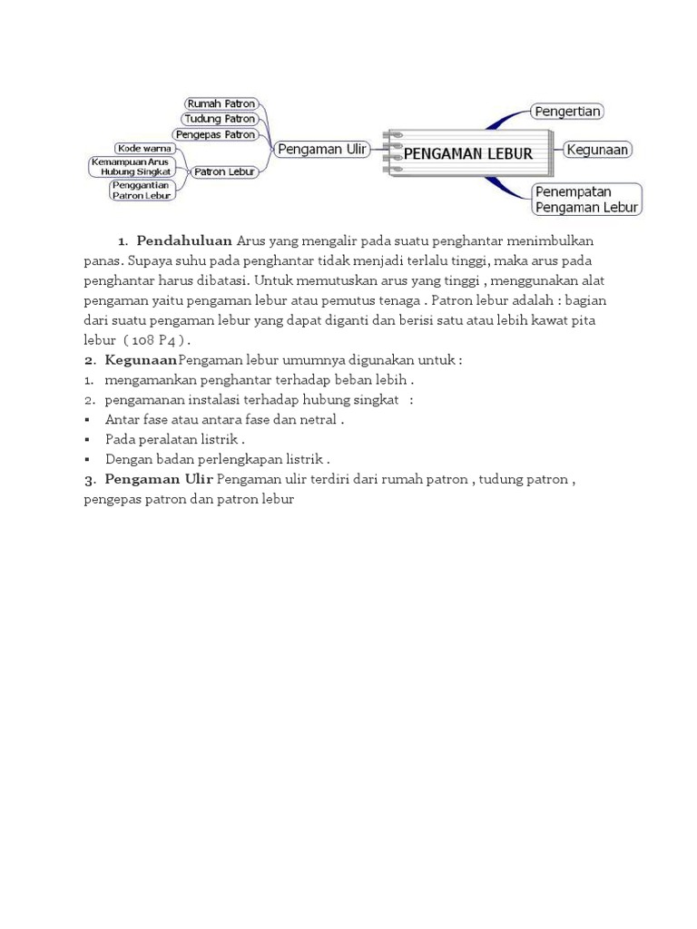Pengaman Lebur | PDF | Sains & Matematika | Teknologi & Rekayasa
