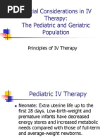 Pediatric IV Cannula Sizes | PDF | Pediatrics | Medicine