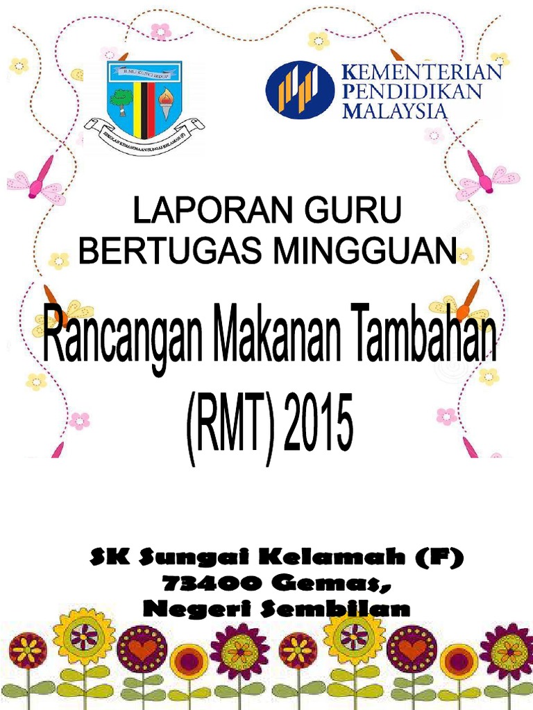 Cover Laporan Mingguan RMT | PDF