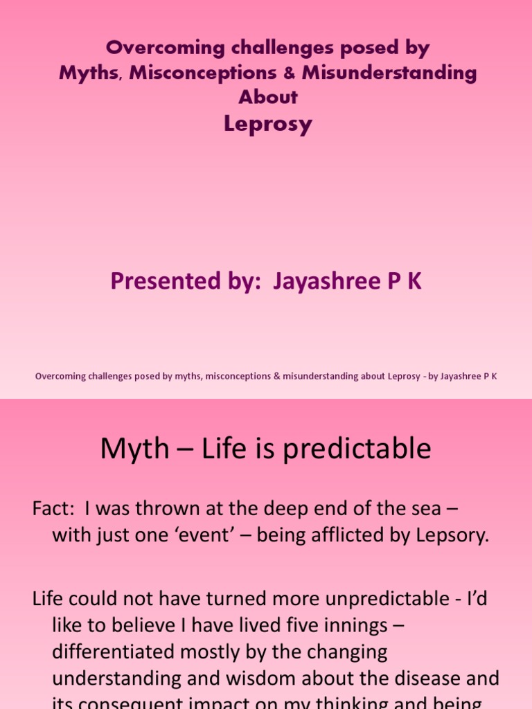 1000 JayashreePK - Presentation - 30thsep - 2014 | PDF | Leprosy | Wellness