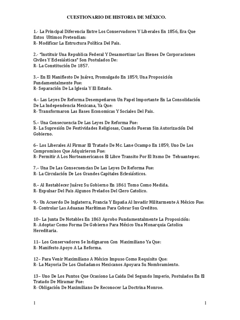 Historia de Mexico | PDF | México | Politica de mexico