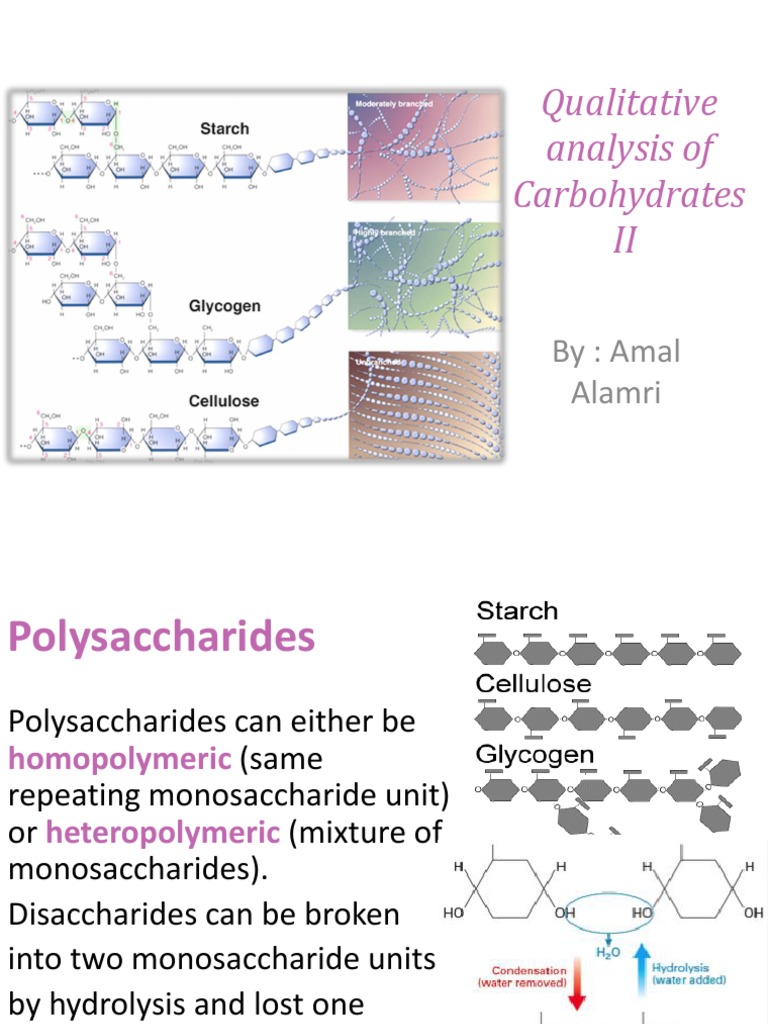 Qualitative Carbohydrate Analysis | PDF | Polysaccharide | Glucose