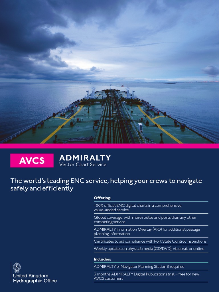 Admiralty Vector Chart Service AVCS Factsheet | PDF | Computing | Transport
