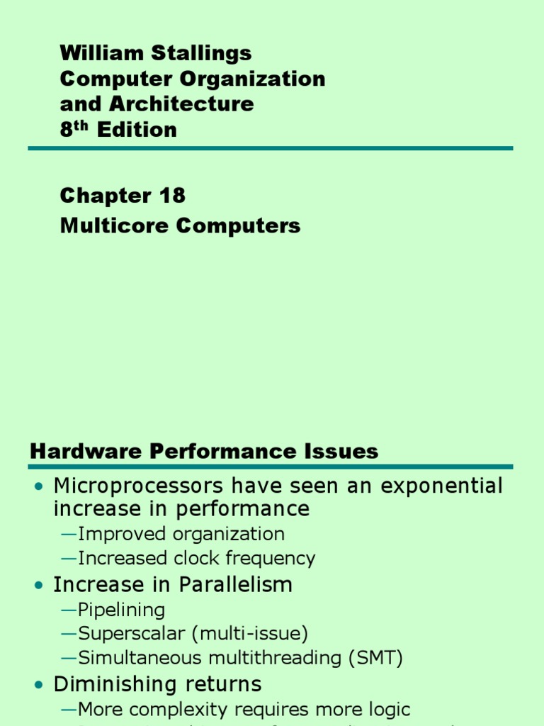 18 Multicore Computers | PDF | Multi Core Processor | Cpu Cache