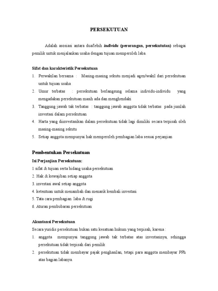 Persekutuan | PDF