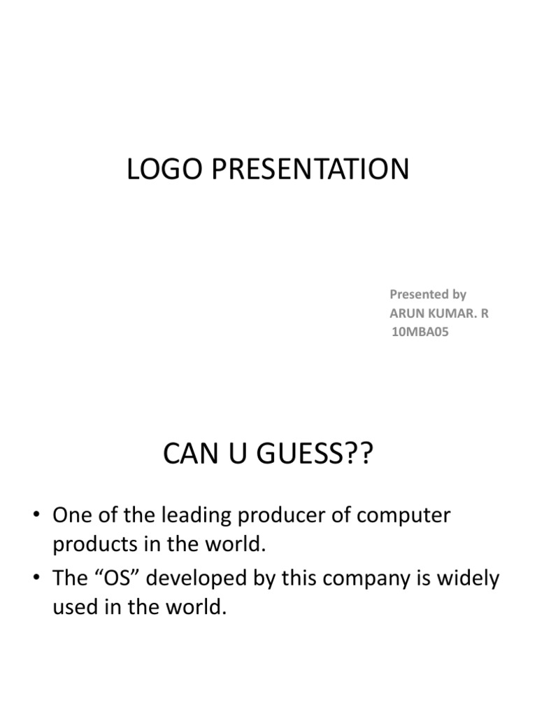 The Evolution of Microsoft's Iconic Logos: From "Blibbet | PDF