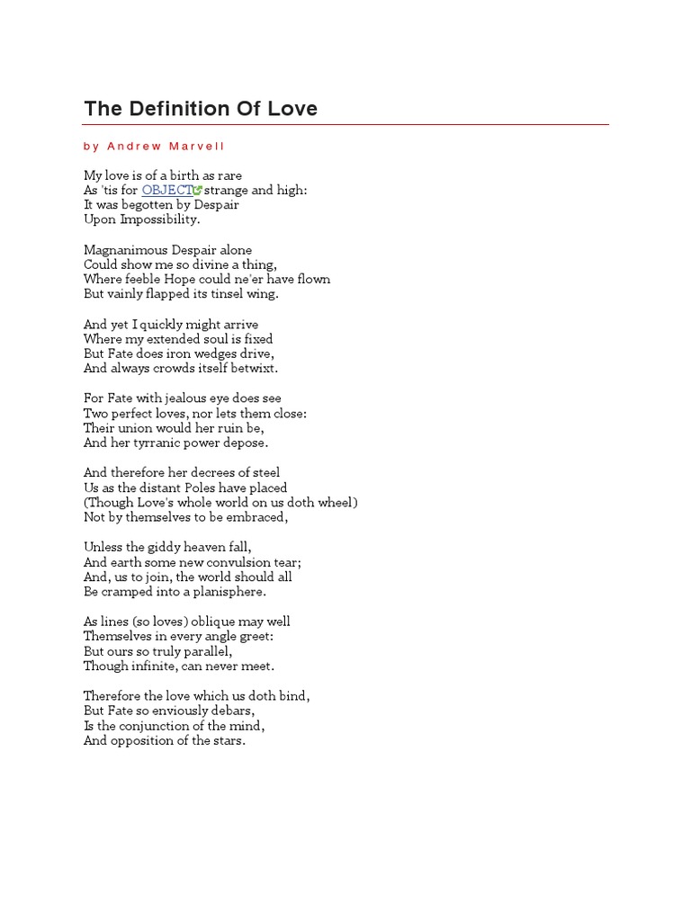 The Definition of Love | PDF | Religious Belief And Doctrine