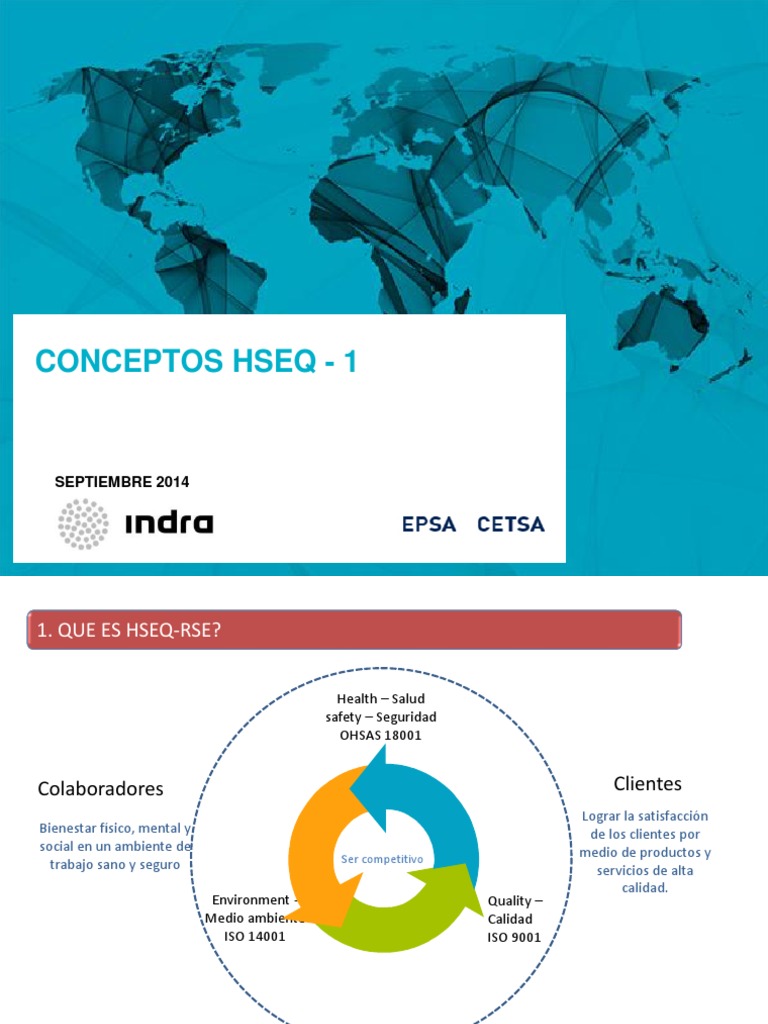Definición y Objetivos del Sistema HSEQ | PDF | Calidad (comercial ...