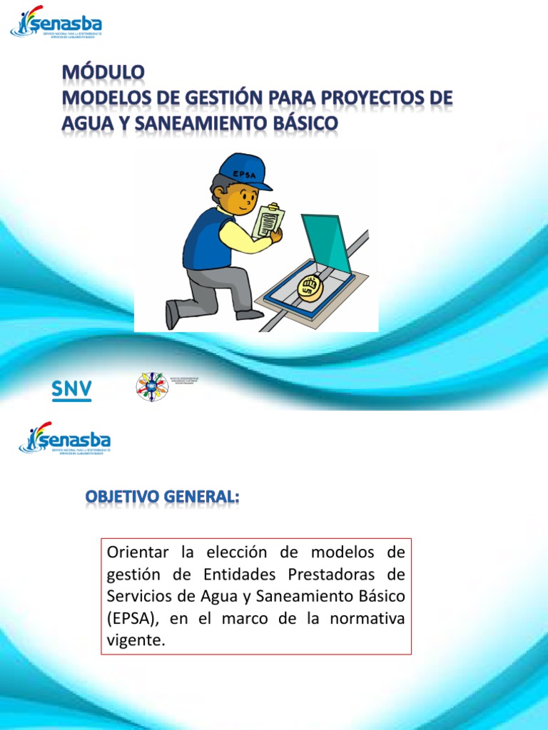 Modelos De Gestion Sistemas De Agua Pdf Cooperativa Agua