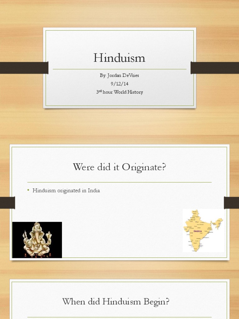 Overview of Hinduism Origins and Beliefs | PDF | Social Science