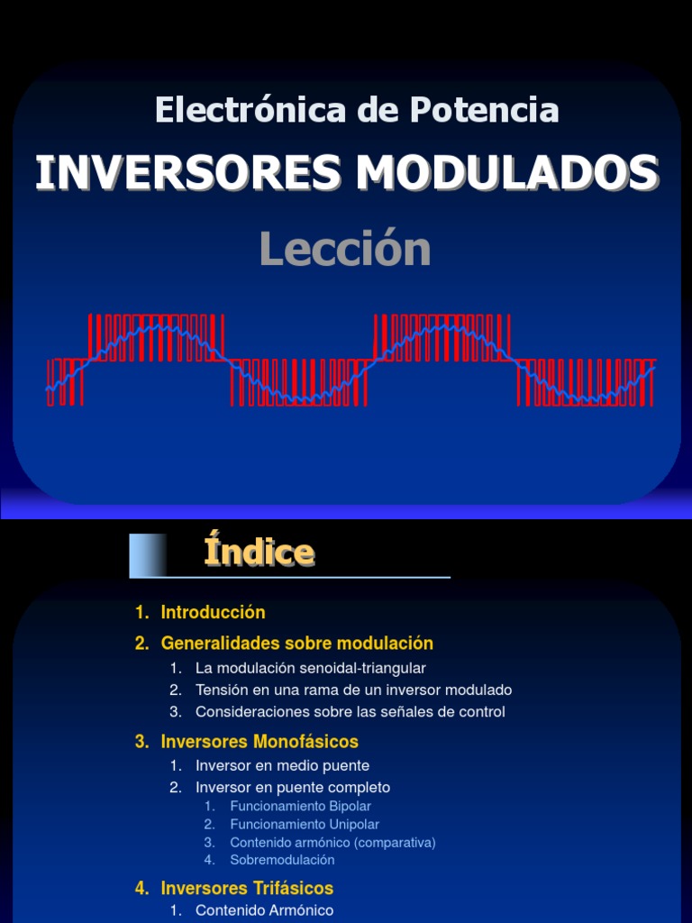 Inversores Modulados | PDF | Inversor de energia | Modulación