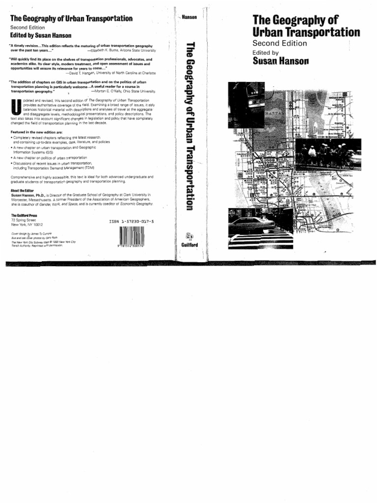 The Geography of Urban Transportation - Second Edition | PDF
