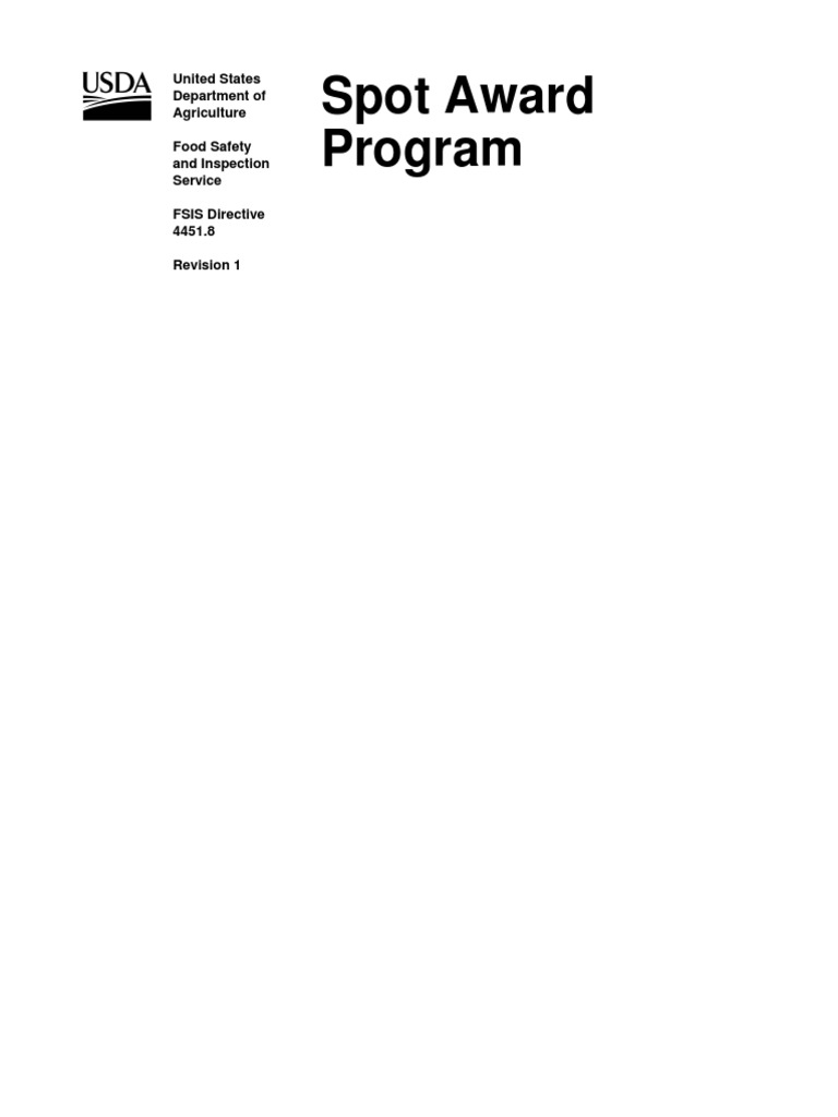 Spot Award | PDF | Finance & Money Management